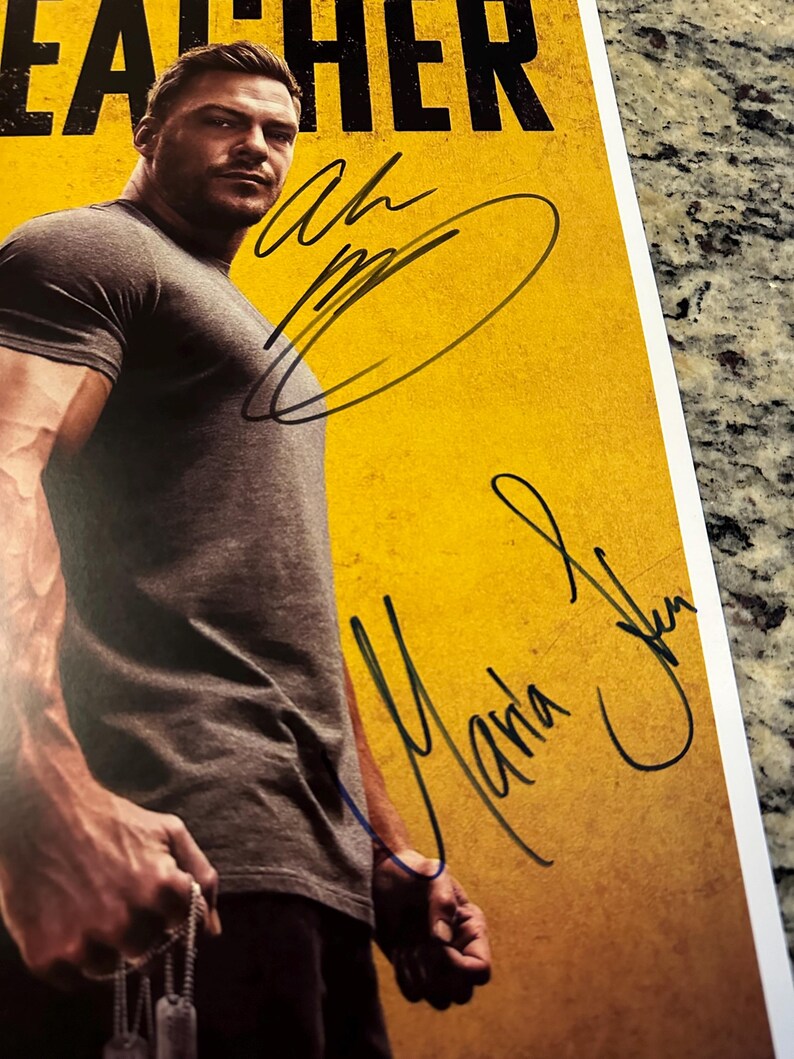 Reacher Signed 11x17 Poster – Hand Signed and Authenticated Alan ...