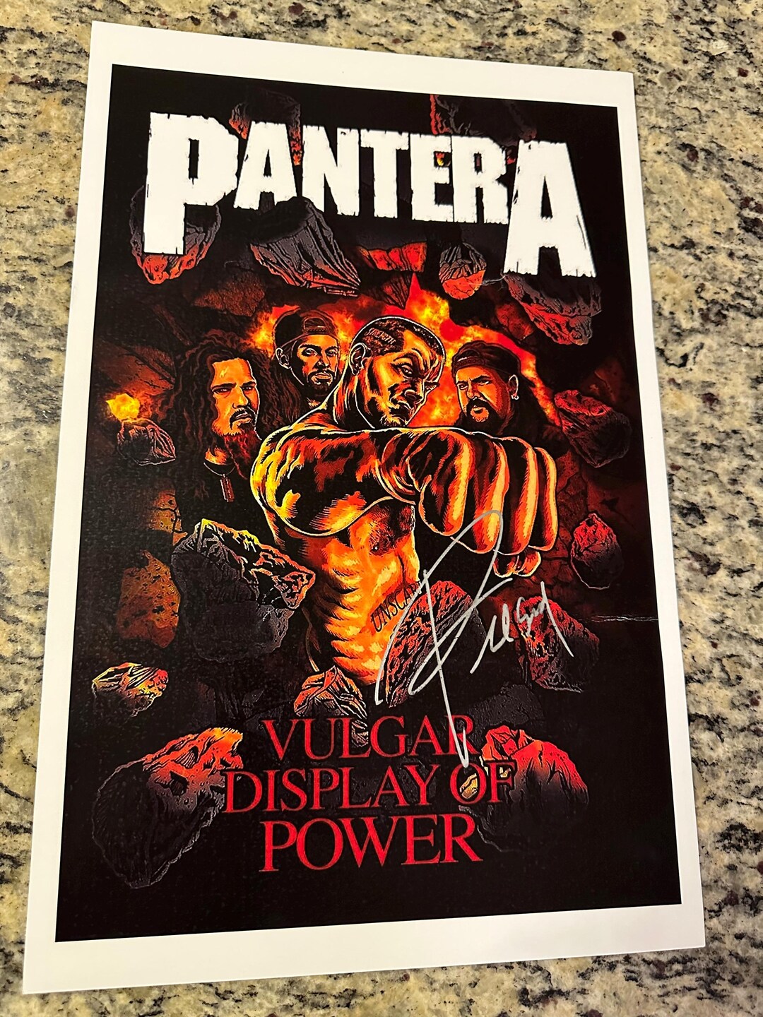 Phil Anselmo (pantera) Hand Signed & Authenticated 11x17 Poster W/ COA ...