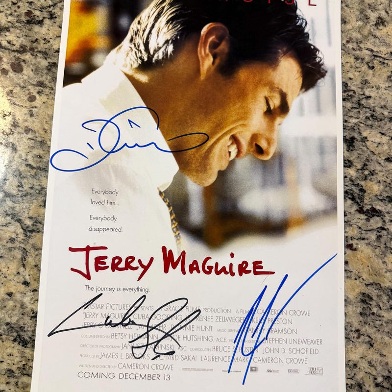 Tom Cruise Autographs - Etsy
