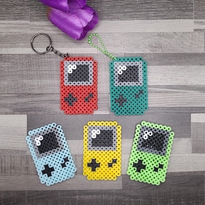 Gameboy Perler Beads Keychain and Magnet - Etsy