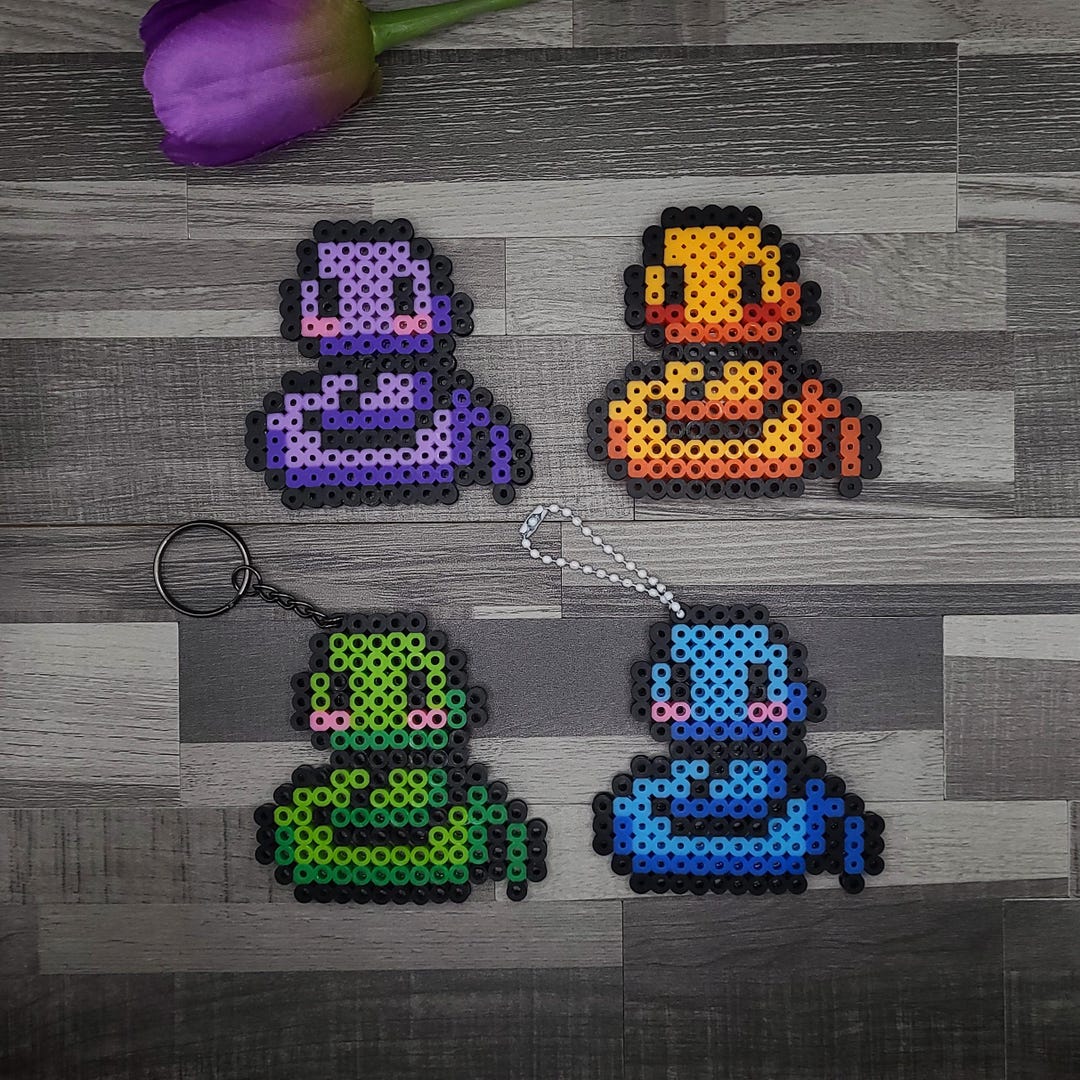 Snake Perler Bead Keychain and Magnets - Etsy