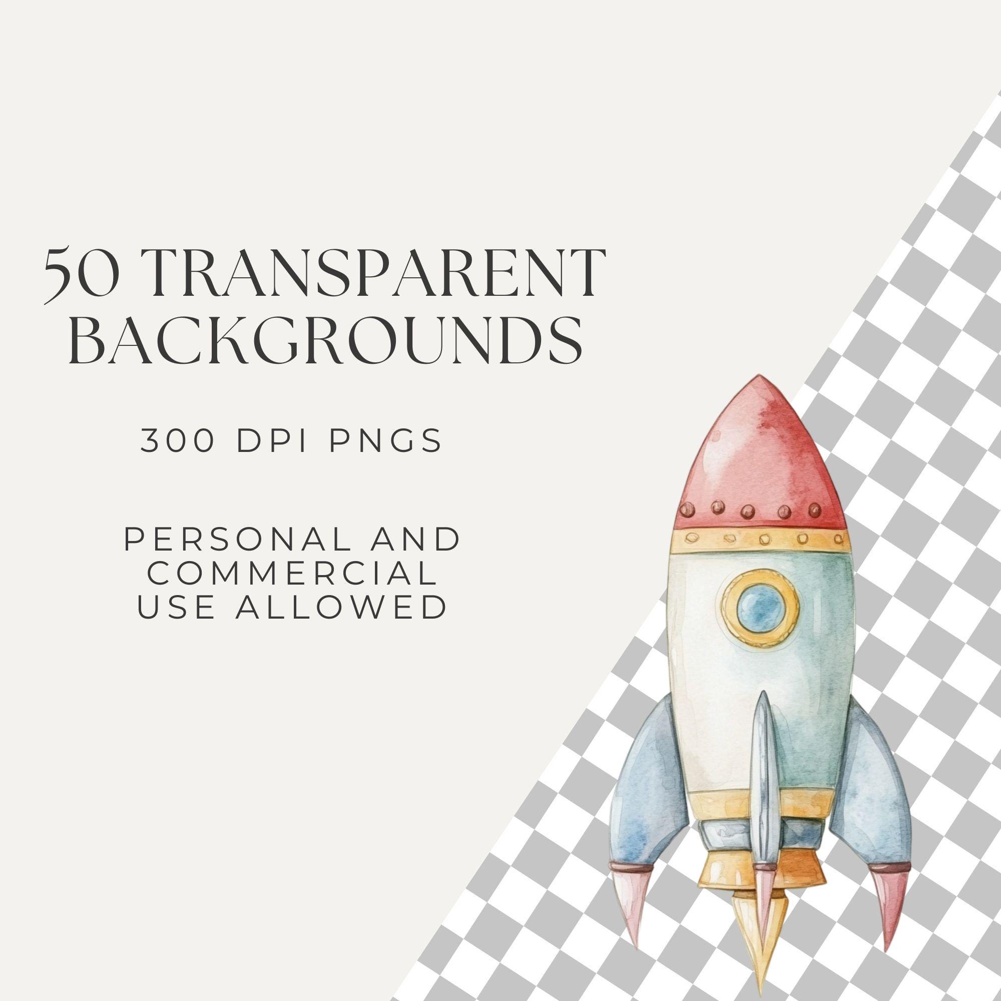 Watercolor Space Clipart, Nursery Clipart, Astronaut & Planets PNG ...
