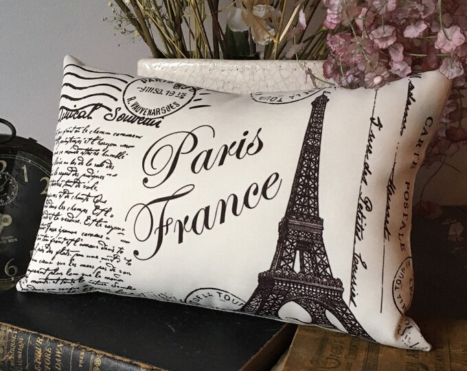 Paris French Script Pillow French Home Decor Pillow Paris - Etsy