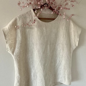 PDF Sewing Pattern, Linen Top, Sewing Pattern, Digital Download, Style ...