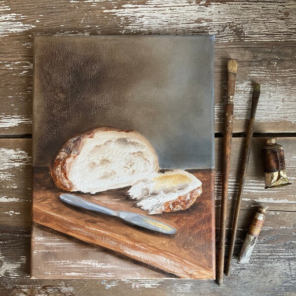 Bread Painting - Etsy