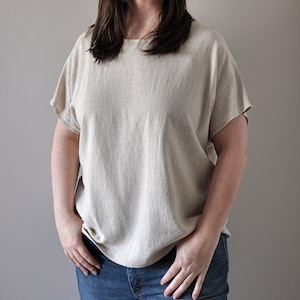PDF Sewing Pattern, Linen Top, Sewing Pattern, Digital Download, Style ...