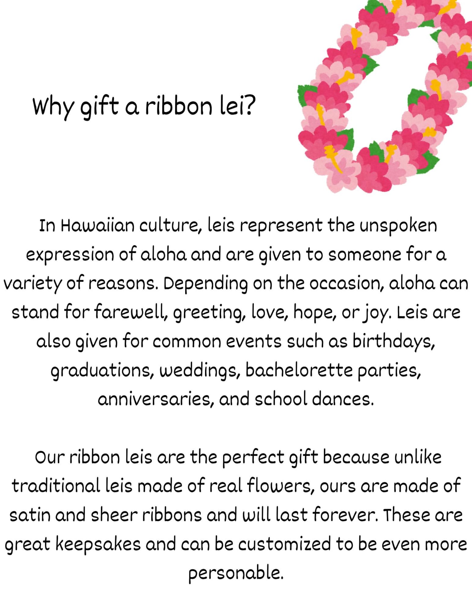 Graduation Maile Ti Leaf Ribbon Lei - Etsy