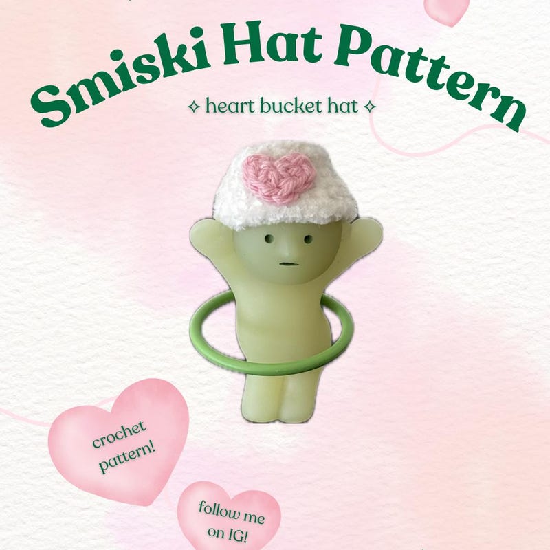 Crochet Pattern Smiski Hat - Etsy