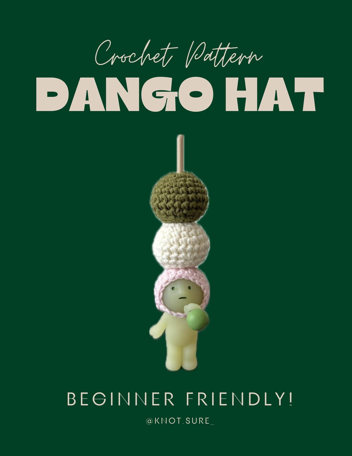 Dango Crochet Smiski Hat Pattern [digital Only] - Etsy