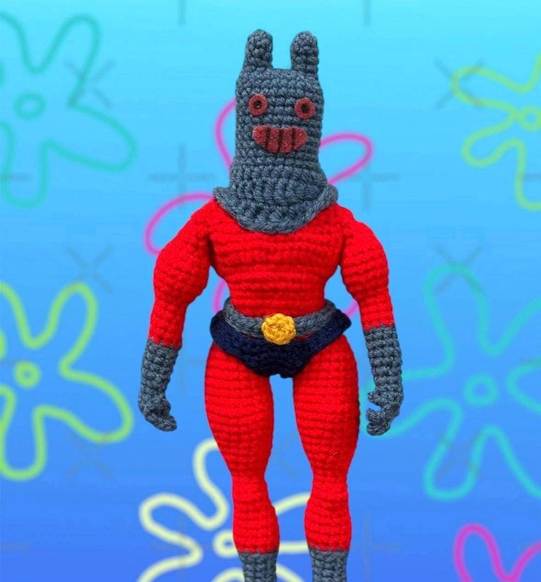 The Man Ray Crochet Pattern Amigurumi Action Figure - Etsy