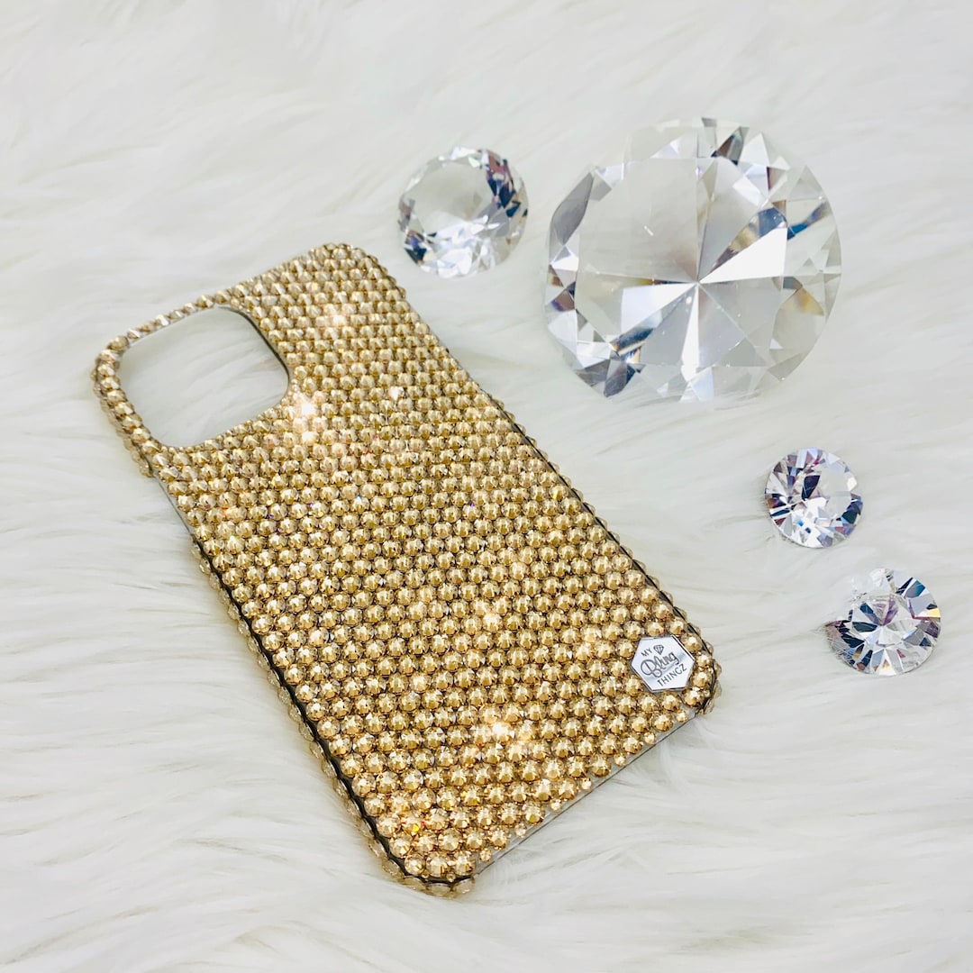 Luxury Gold BLING Phone Case Diamond Back Cover for iPhone 17 Air Pro ...