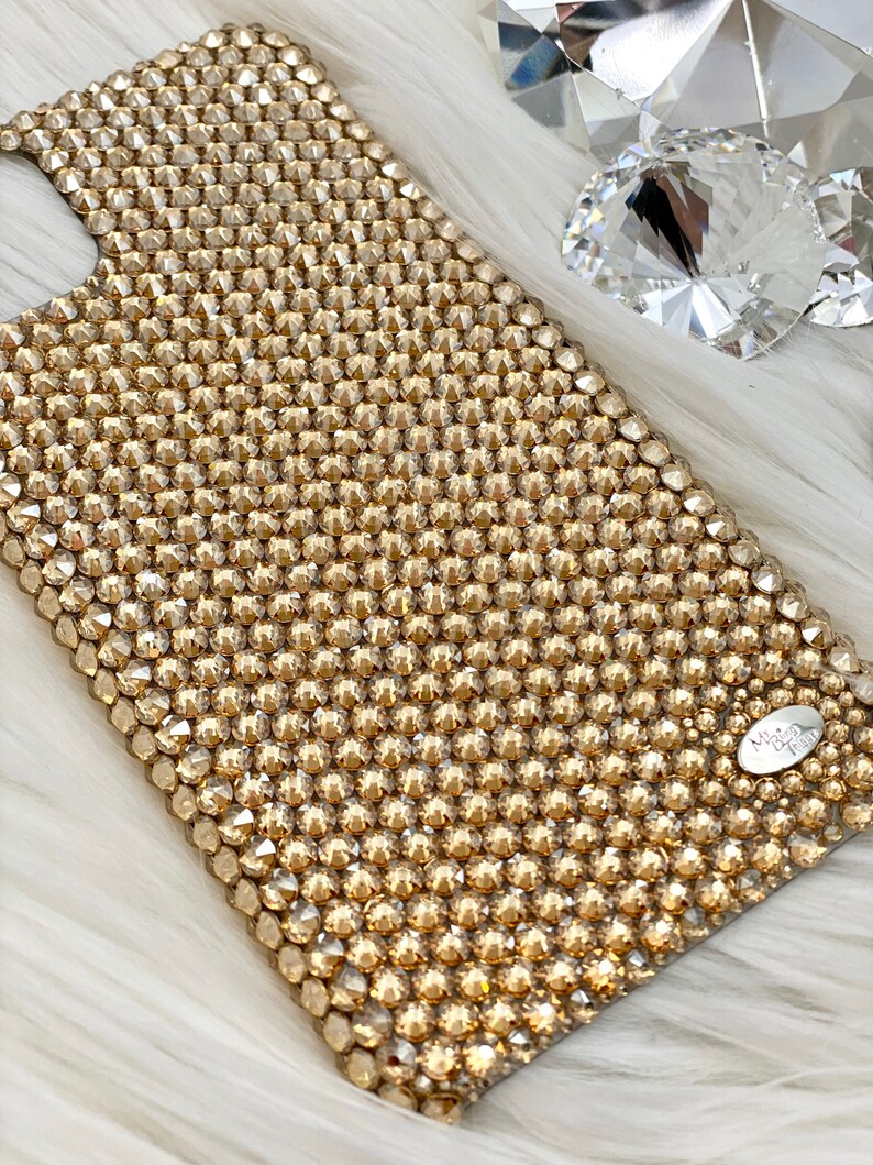 Luxury Gold BLING Phone Case Diamond Back Cover for iPhone 17 Air Pro ...