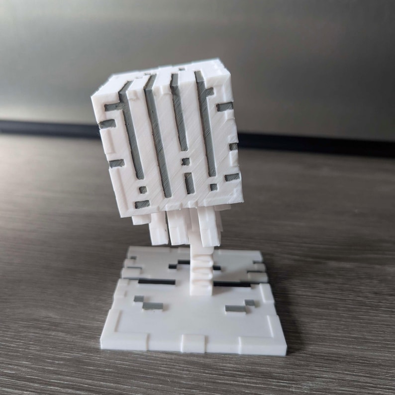 Happy Ghastling Statue – 3D Printed Minecraft-inspired Collectible - Etsy