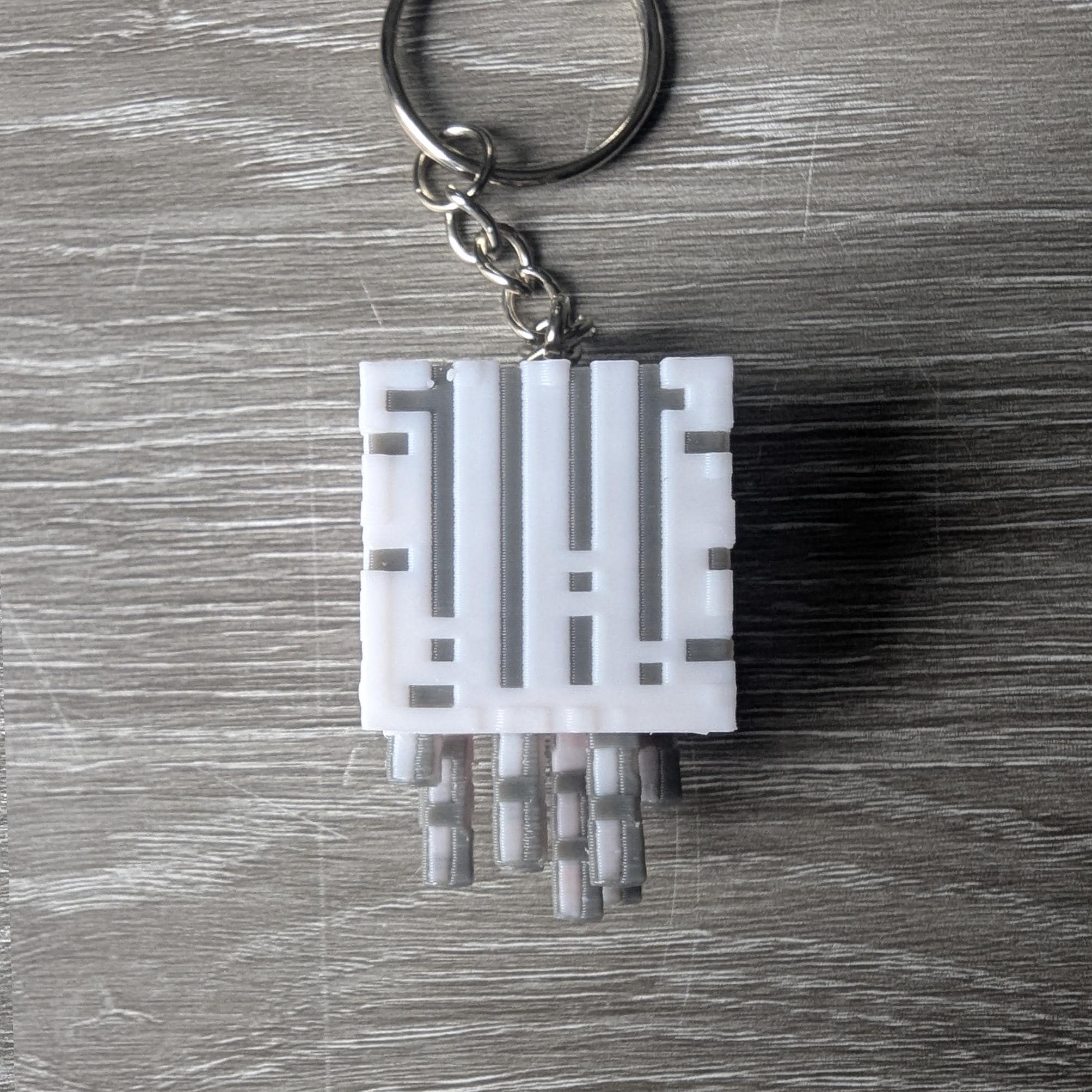 Happy Ghastling Keychain – 3D Printed Minecraft-inspired Ghast ...