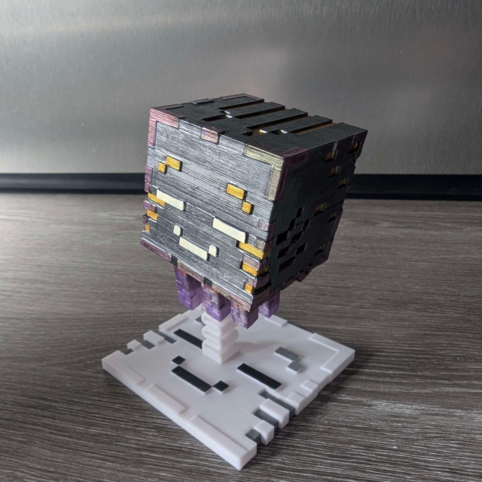 Happy Ghastling Statue – 3D Printed Minecraft-inspired Collectible - Etsy