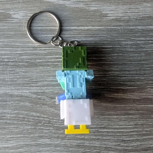 Chicken Jockey Keychain – 3D Printed Minecraft-inspired Chicken Jockey ...