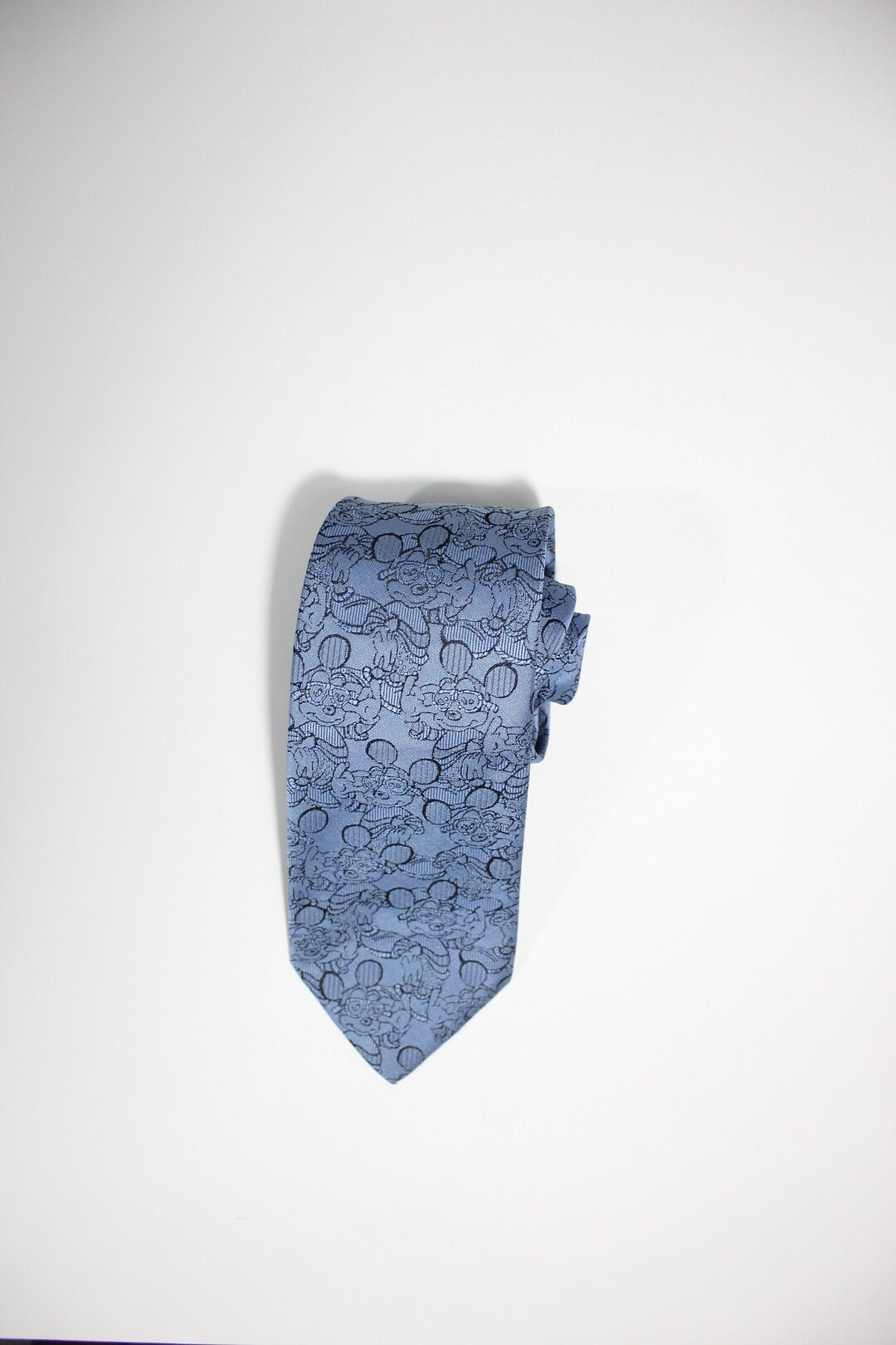 1970s 80s Pop Art Funky Mickey Mouse Tie. Vintage. Rare Tie. Blue Black ...