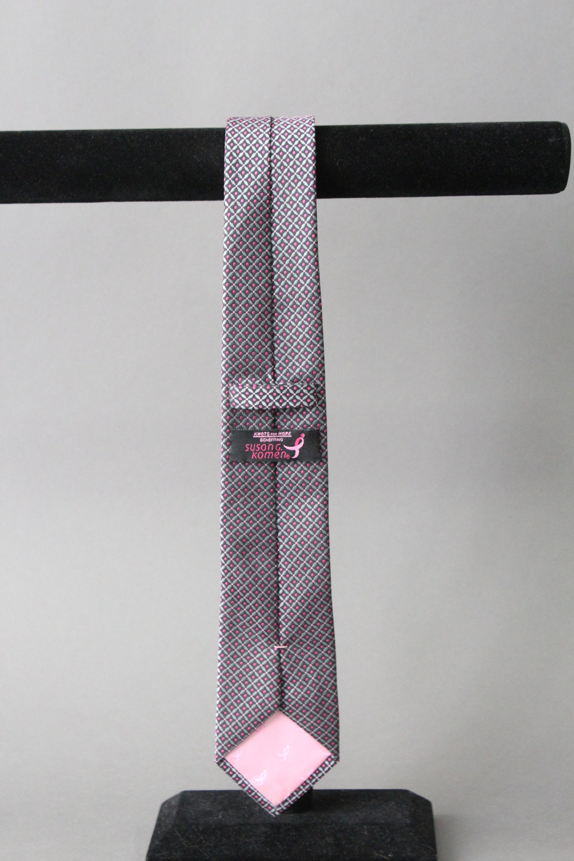 Mens Dress Tie. Purple Pink Diamond Pattern Tie. Vintage. - Etsy