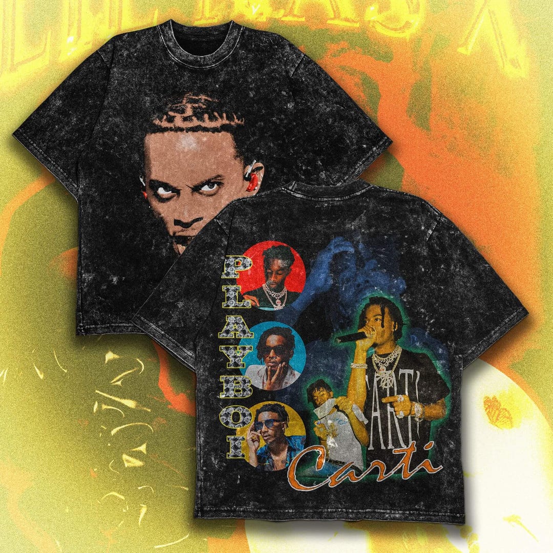 Vintage Playboi Carti T-shirt, Old School Rap Hoodie, Playboi Carti ...