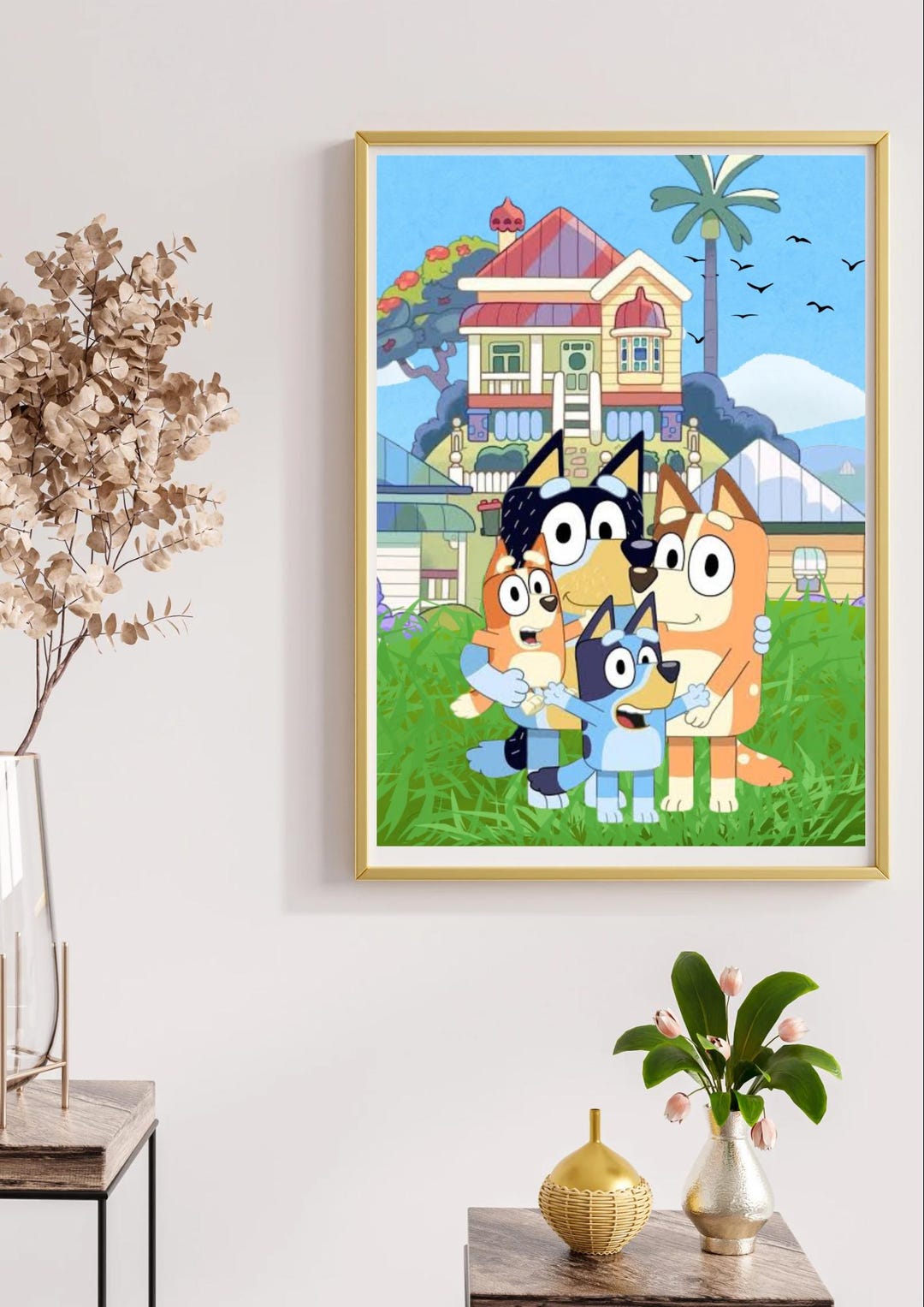A3 Bluey Family Digital Print Download 29.7cm-42cm - Etsy