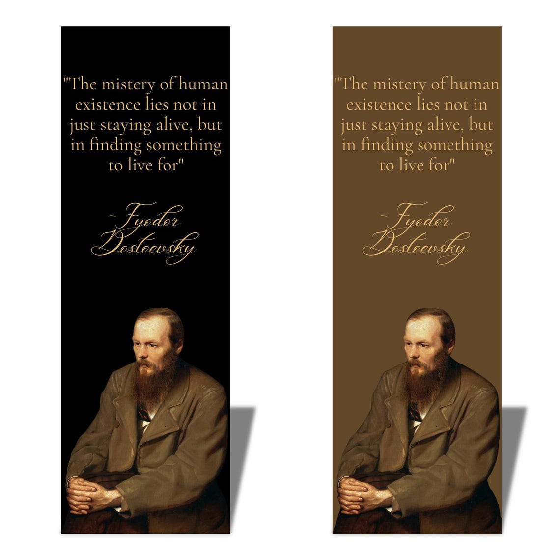 Bookmark Fyodor Dostoevsky, the Brothers Karamazov Bookmark, Dostoevsky ...