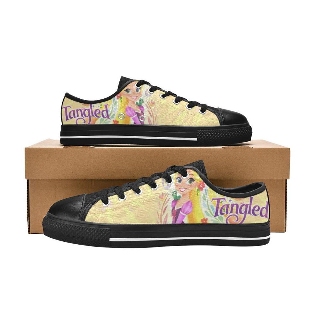 Tangled Princess Rapunzel Low Top Shoes Custom Canvas Sneakers - Etsy