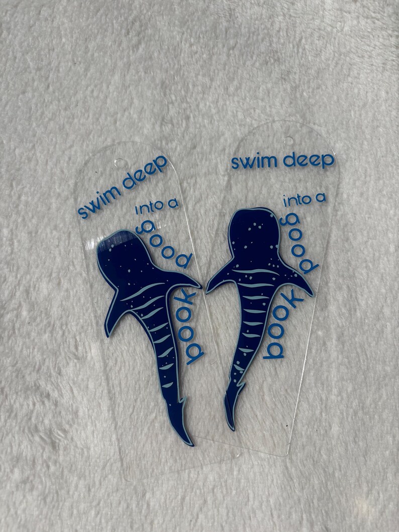 Swim Deep Into a Good Book – Whale Shark Bookmark - Etsy