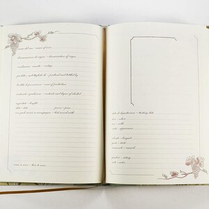 Wine Cellar Record Book Champagne - Etsy