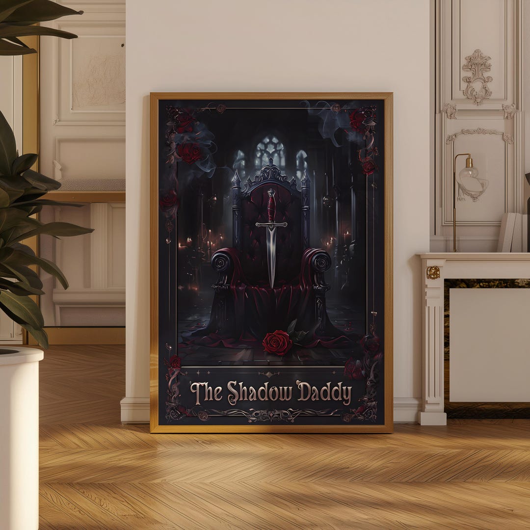 Shadow Daddy Tarot Card Print: Fantasy Bookish Art (digital Download ...