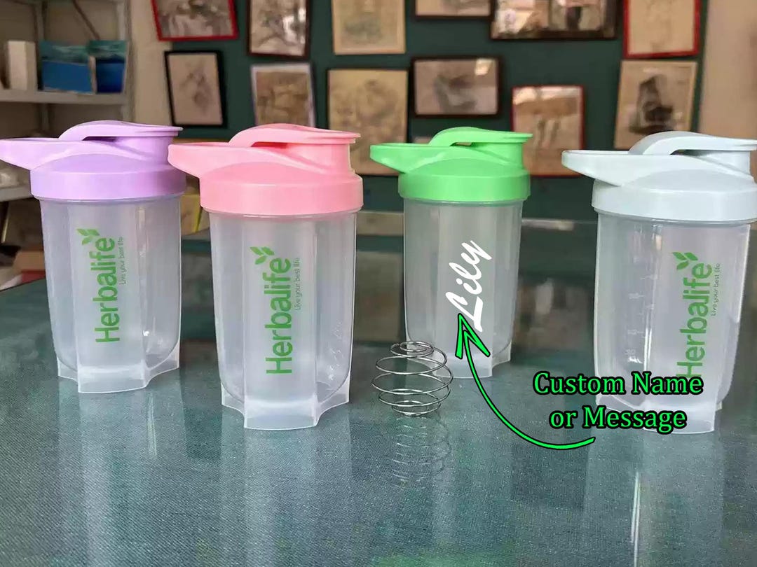 Personalized Name Herbalife Shaker Bottle | 500ml Bpa-free, Leakproof ...