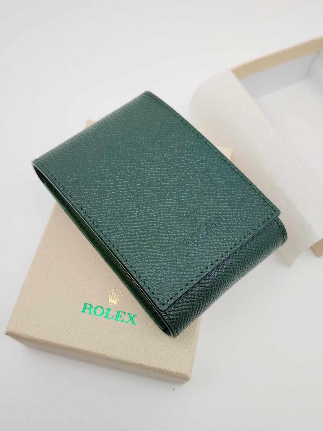 Rolex Watch Leather Travel Case Box Case Watch Holder Case Vintage - Etsy