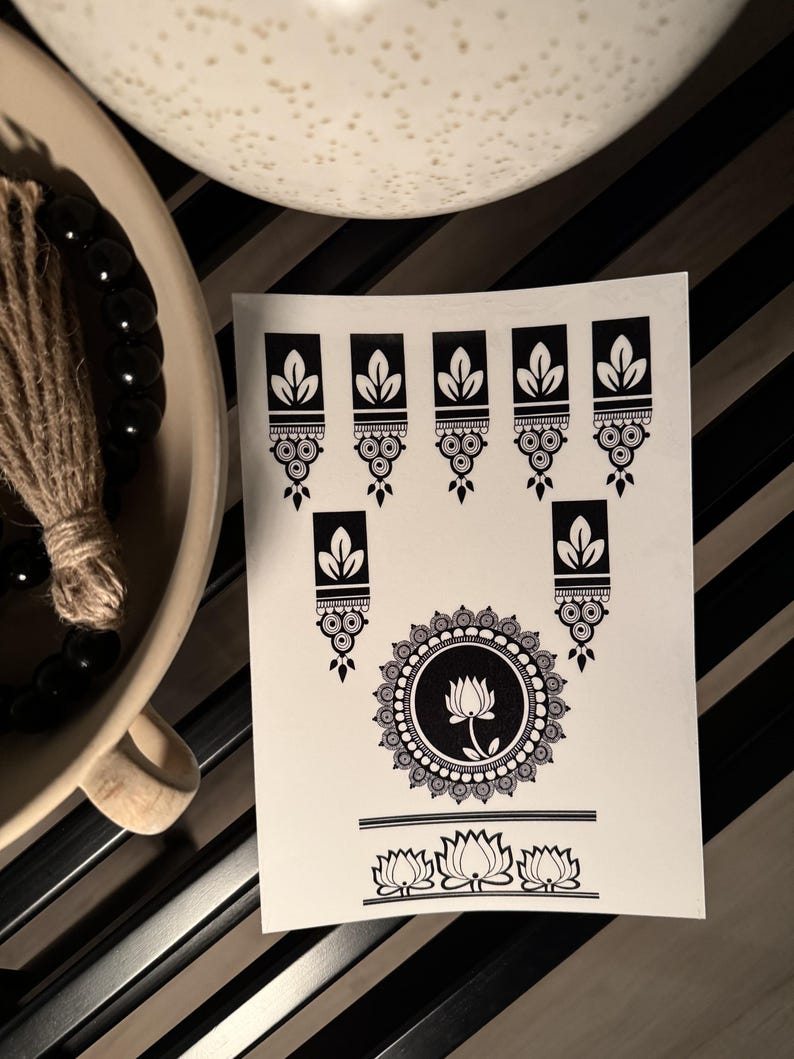 Zanbaq - Instant Henna - Etsy