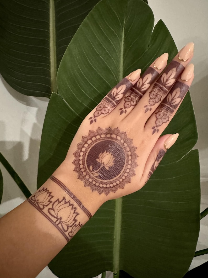 Zanbaq - Instant Henna - Etsy