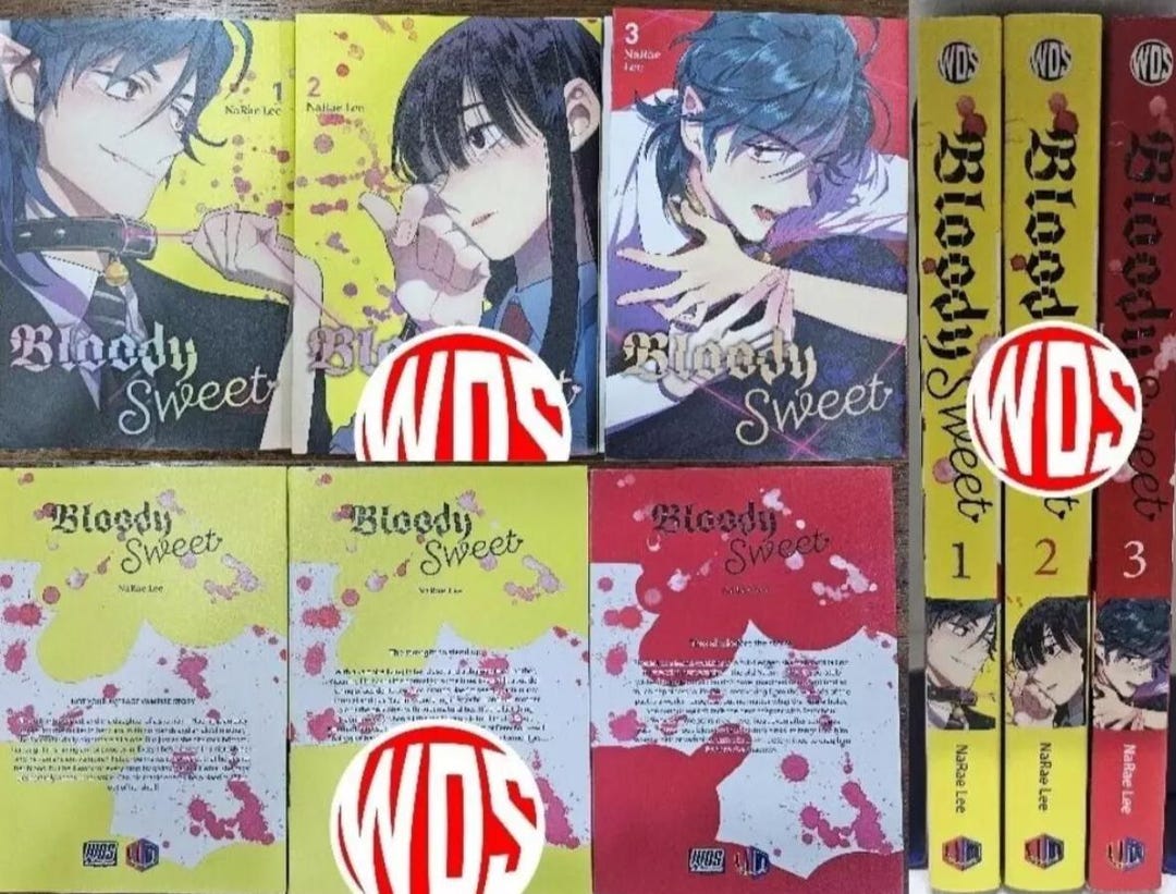 NEW Bloody Sweet Manga English Version by Narae Lee Comic Full Set ...