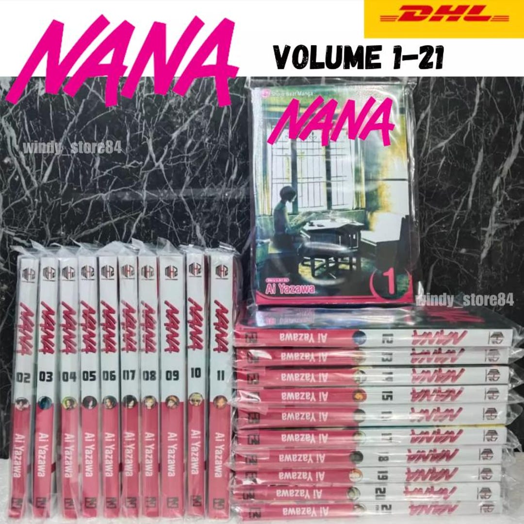 Full Set!! NANA by Ai Yazawa Manga Volume 1-21 (END) English Version ...