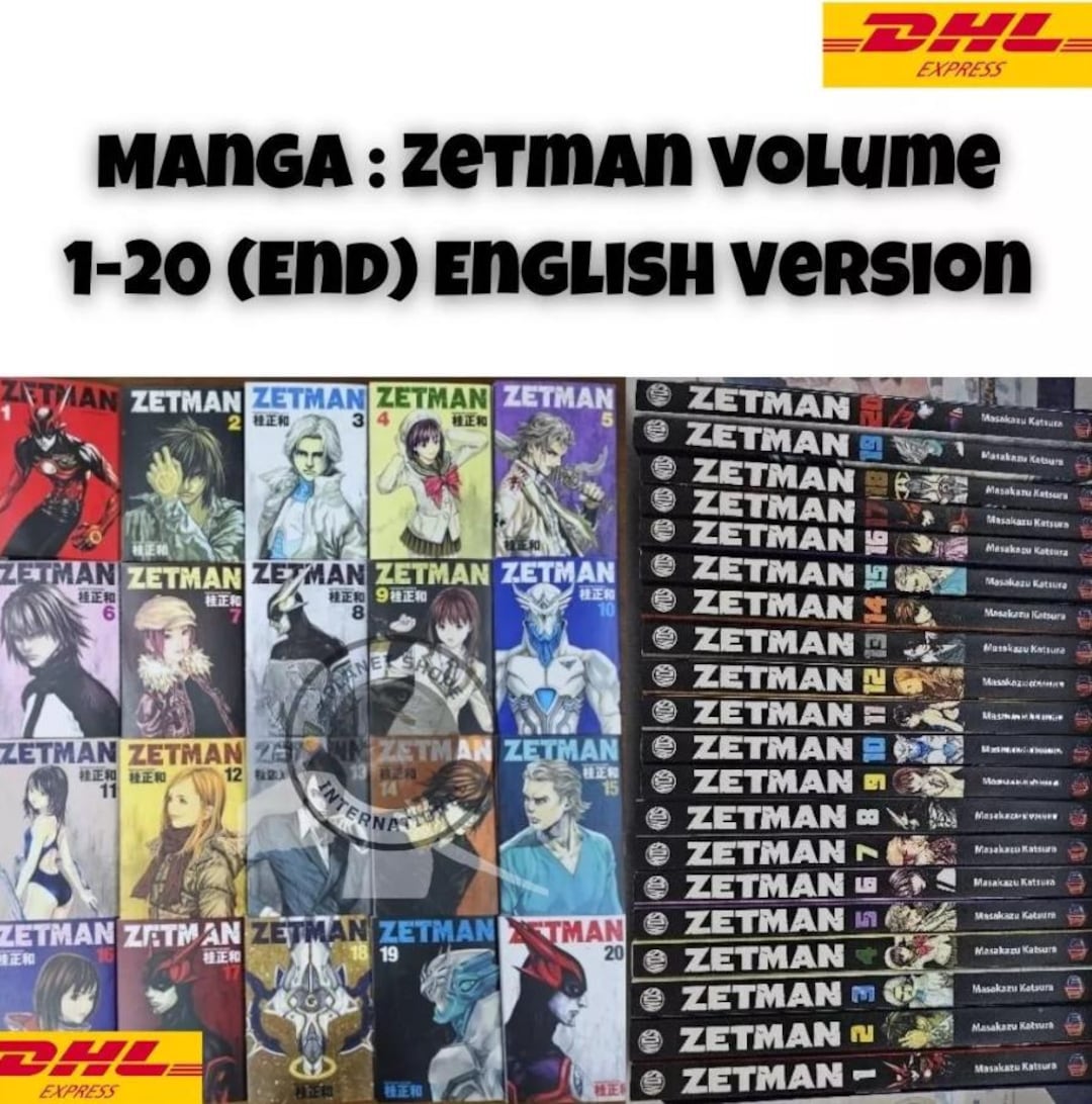 Zetman Manga Volume 1-20 Full Set NEW English Version by Masakazu Katsura - DHL Express - Etsy