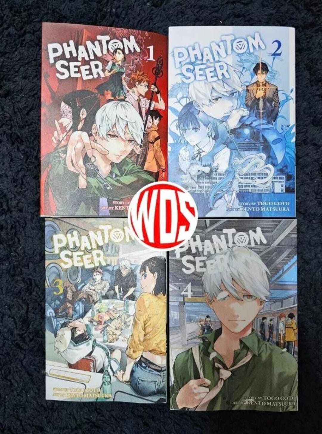 Phantom Seer Manga Vol 1-4 (end) Art by KENTO MATSUURA English Version ...