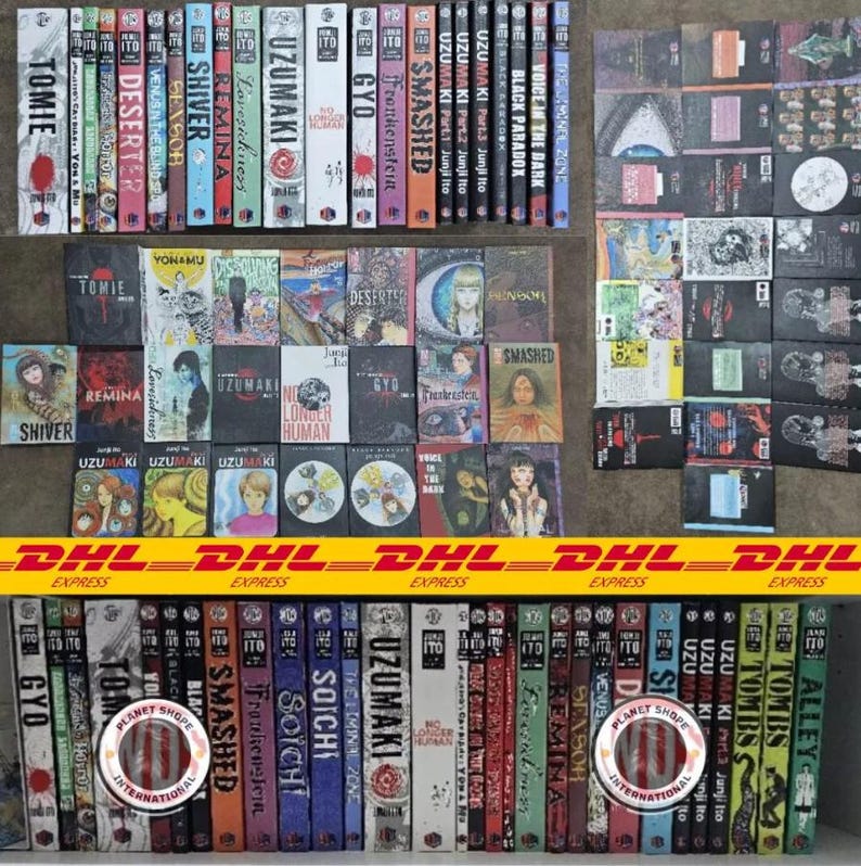 Junji Ito Story Collection Set NEW Manga English Mixed Set 1-20 - DHL ...