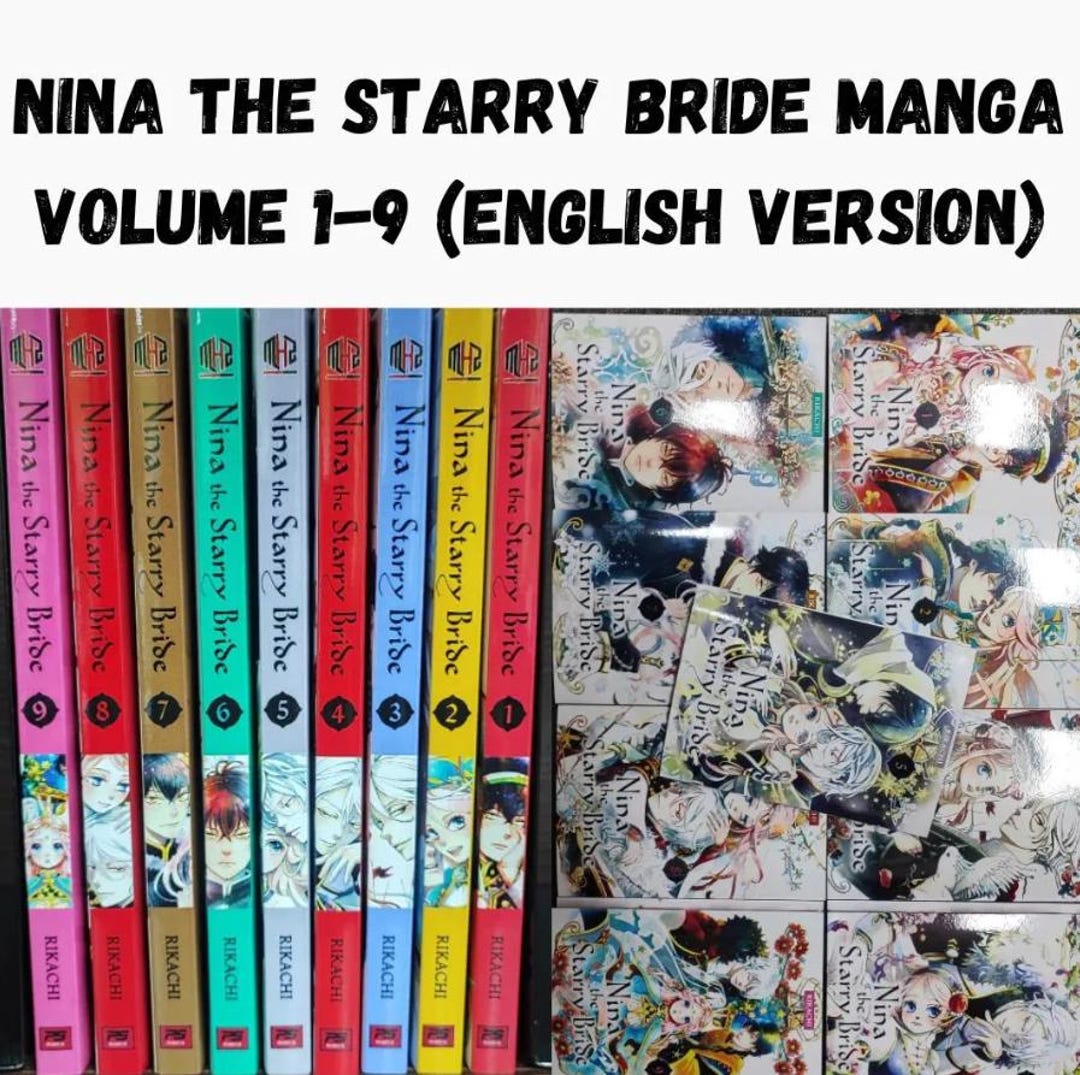 Nina the Starry Bride Manga NEW Volume 1-9 Full Set by Rikachi English ...