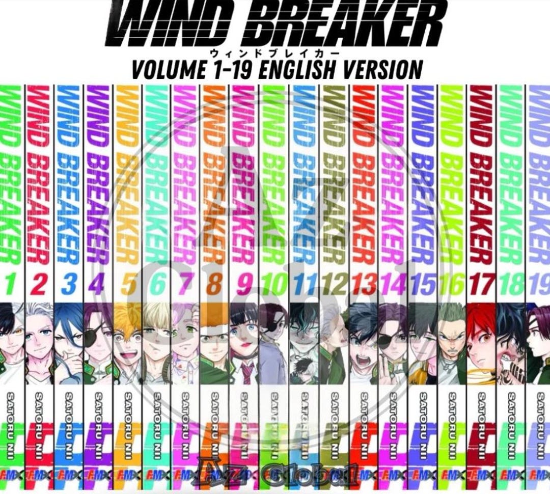 Wind Breaker Manga Volume 1-19 Full Set English Comic Books New Set ...