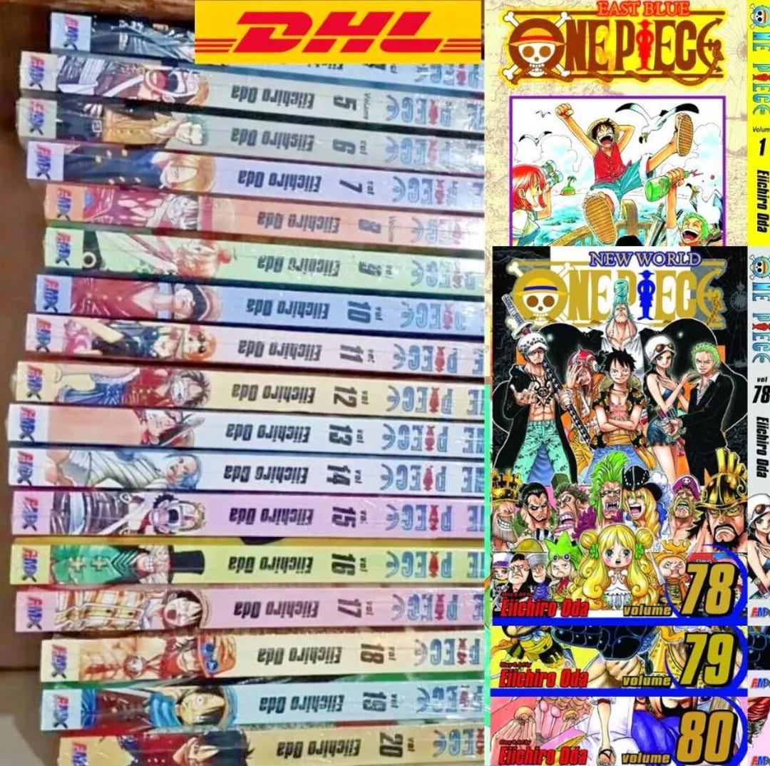 ONE PIECE Manga Volume 61-80 Full Set by Eiichiro Oda English Version ...