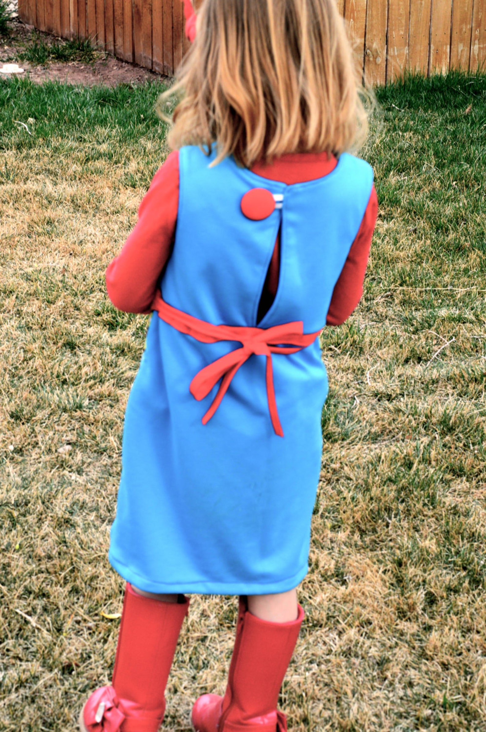 Vintage Apron Dress Sewing Pattern Girls Dress Pattern - Etsy
