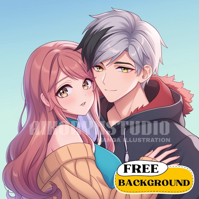 Custom Anime Character Art Commission: Personalized Manga Style ...