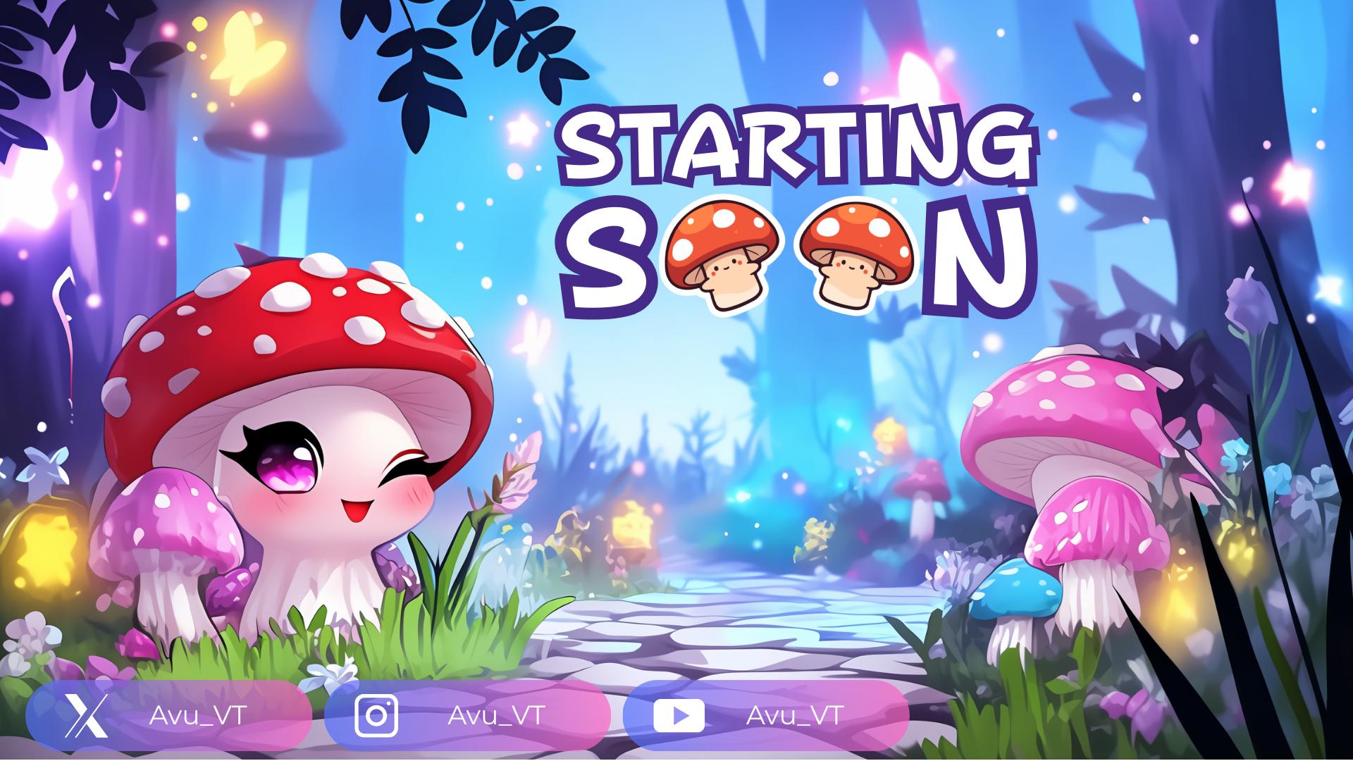 Custom Stream Overlay / Custom Twitch Stream Screen / Starting Soon ...