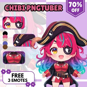 Custom Chibi Pngtuber, Pngtuber Character, Pngtuber Model for Stream ...
