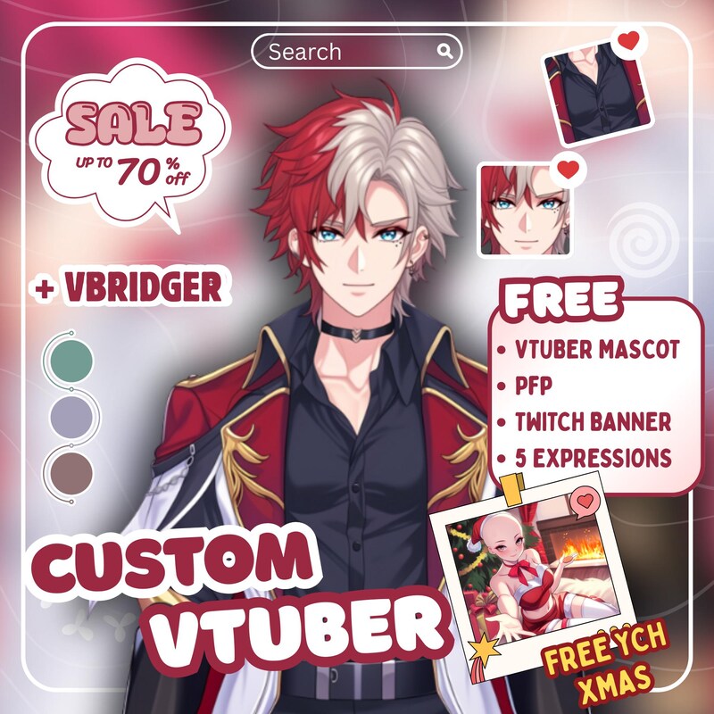 Free Vtuber Male Models - Etsy