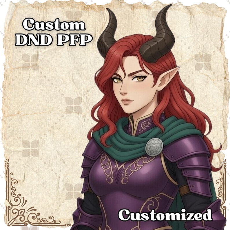 Custom Dnd Art Commission for Personalized Gift, Custom Dnd Character ...