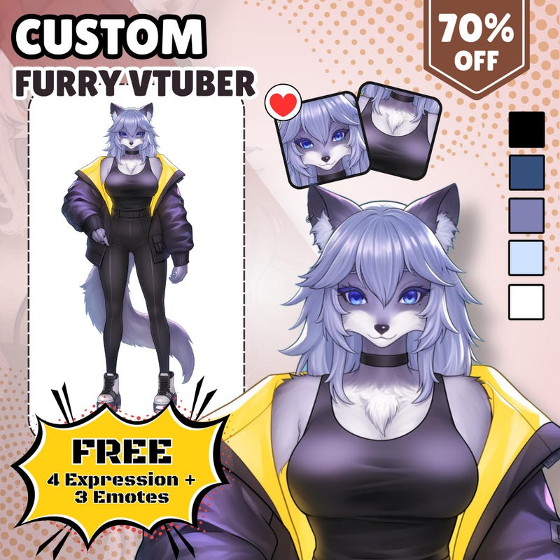 Female Furry Characters - Etsy