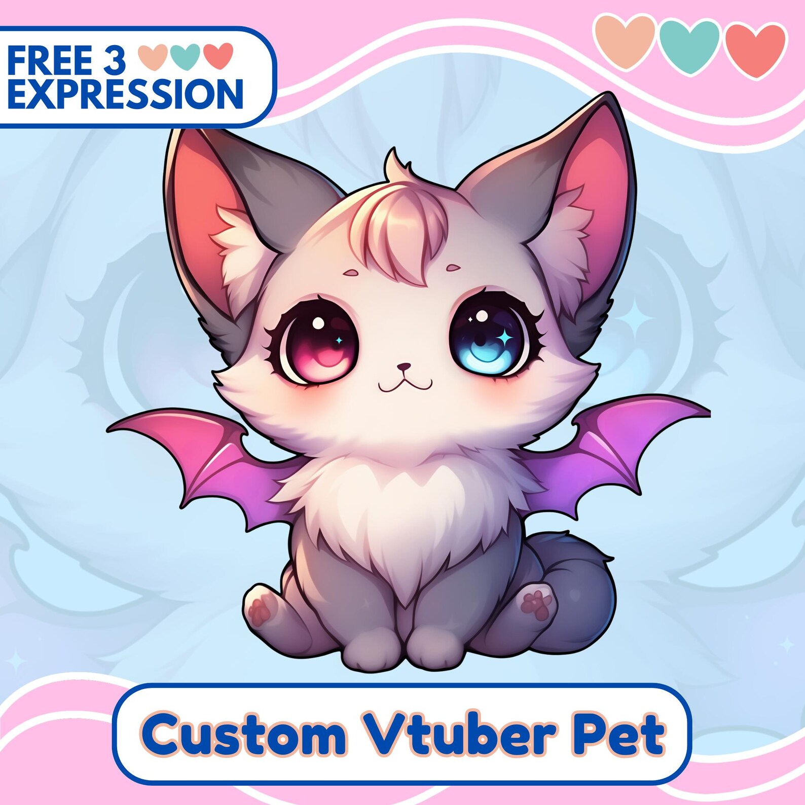 Vtuber Pet, Custom Vtuber Avatar, Animal Vtuber, Vtuber Commission, Pet ...