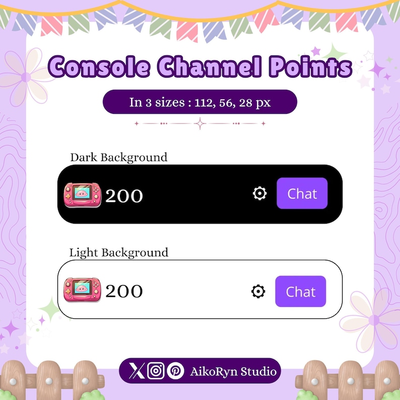 Pink Game Channel Point Icon for Twitch (digital Download) - Etsy
